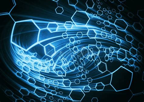 Abstract Light Swirl Digitally Generated Background Stock Illustration Illustration Of Neon