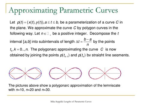 Ppt How To Compute Lengths Of Arcs On Parametric Curves Powerpoint