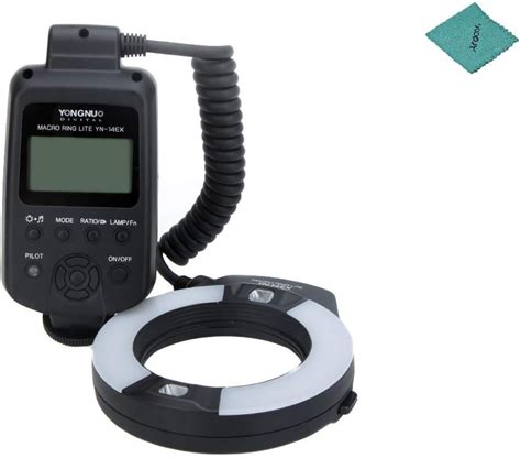 Amazon Com YONGNUO YN 14EX Macro Ring Flash Light Compatible With Canon EOS DSLR Camera