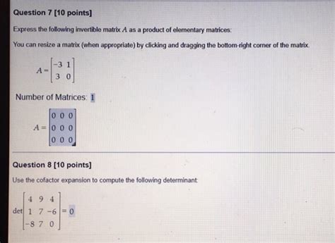 Solved Question 7 10 Points Express The Following