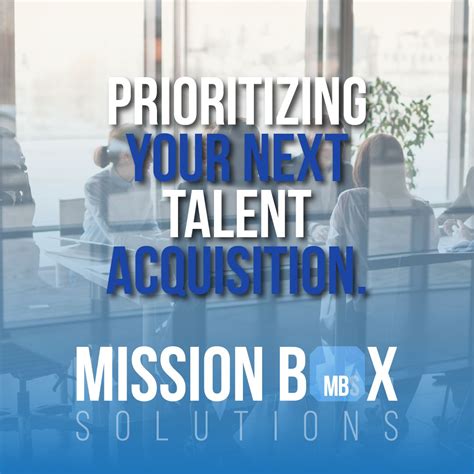 Mission Box Solutions On Linkedin Acquire The Talent You Need To Succeed With Mission Box