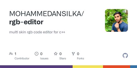 Github Mohammedansilkargb Editor Multi Skin Rgb Code Editor For C