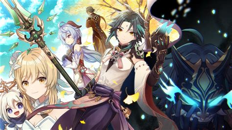 Ganyu Lumine Paimon Xiao Zhongli Hd Genshin Impact Wallpapers Hd