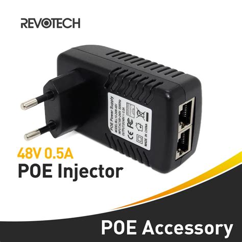 Active POE Injector Power Adapter PSE Output DC48V 0 5A Power Over Ethernet 4 5 7 8 EU