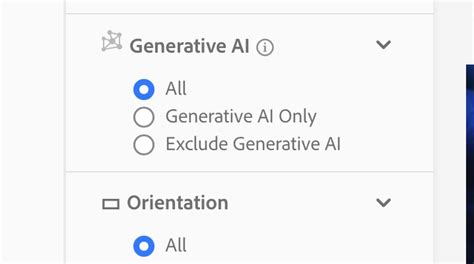 Solved How To Filter Out Ai Generated Images Adobe Product Community