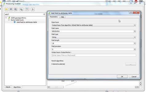 Resuelta Qgis QGIS Graphical Modeler Add Field Error Al