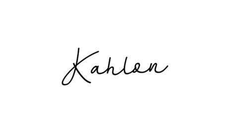 89 Kahlon Name Signature Style Ideas Special Esignature