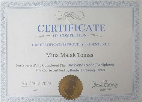 Mina Malak On Linkedin This Week My Node Course Came To An End