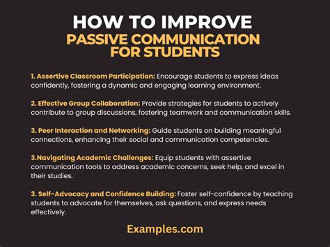 How To Improve Passive Communication