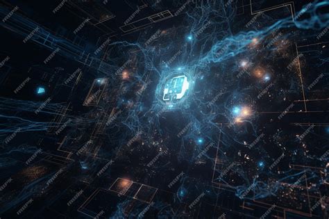 Premium Photo Futuristic Integrated Microchip Circuit Board Texture
