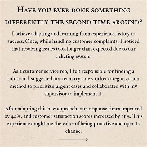 Interview Question Have You Ever Done Something Differently The Second Time Around Answer Tips