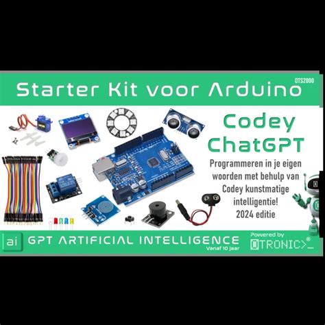 Starterkit Voor Arduino Uno Met Codey Chatgpt Ai Otronic