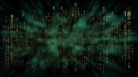 Unlocking The Future Code Numbers Letters Futuristic Stock Illustration