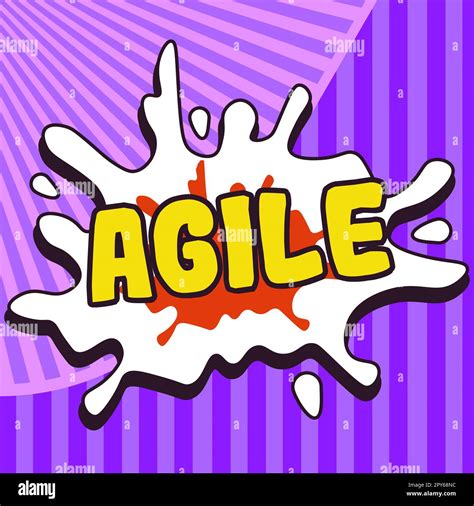Text Caption Presenting Agile Concept Meaning Particular Approach To Project Management That Is