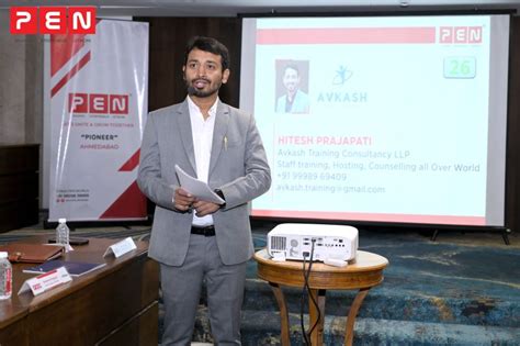 hitesh prajapati on linkedin business meet compering at ahmedabad with