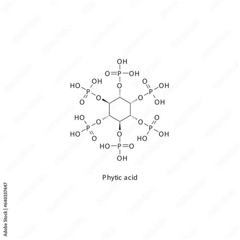 Phytic Acid Flat Skeletal Molecular Structure Keratolytic Agent Drug