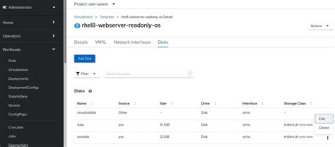 Creating A Two Disk RHEL VM With An Immutable OS Disk