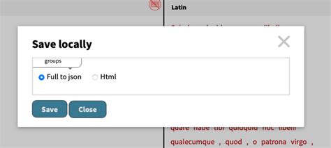 Tooltips For Save Locally Are Truncated · Issue 550 · Alpheios Projectalignment Editor New