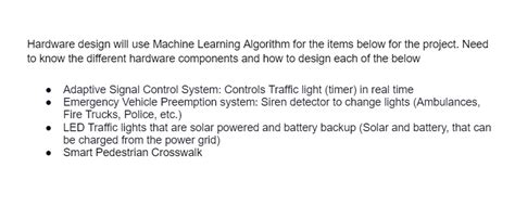 Solved How To Build Smart Traffic System Hardware Design