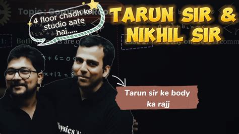 Nikhil Sir Told How Made His Body 💪💪💪 Nikhil Sir Tarun Sir Ke