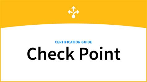 A Complete Check Point Certification Guide