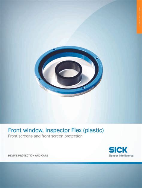 Front Window Inspector Flex Plastic 2050690 Accessories Sick Al Sakr Engineering