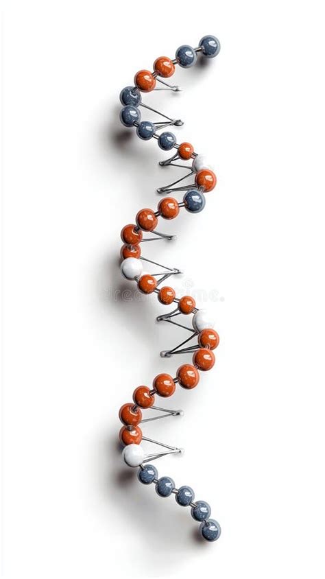 A Creative Representation Of A Dna Double Helix Model Showcasing Colored Components Highlighting