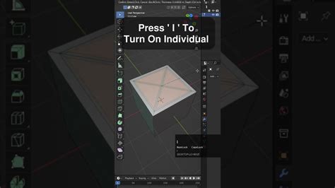 How To Use Inset Faces Blender Tutorial Blender Blendertutorial Shorts Youtube