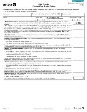 Fillable Online How To Fill Out A TD Form BC And Federal YouTube Fax Email Print PdfFiller