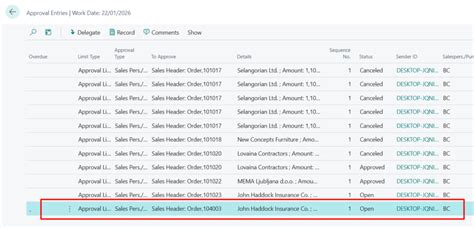 Automating Approvals With BC Workflows