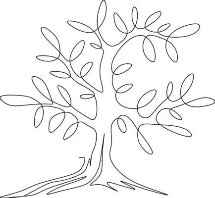 Tree Of Life Outline Vector Art Icons And Graphics For Free Download