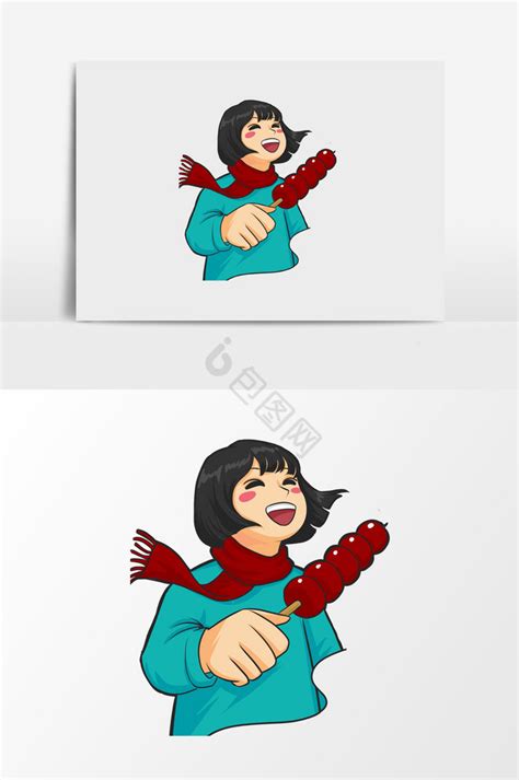 草莓糖葫芦水彩图片 草莓糖葫芦水彩素材免费下载 包图网