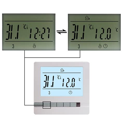 230v 16a Thermostat Temperature Controller Lcd Dis Grandado