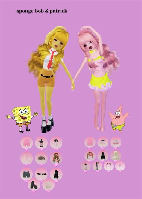 9 Dti Spongebob Ideas In 2025 Dress To Impress Gaming Clothes Spongebob