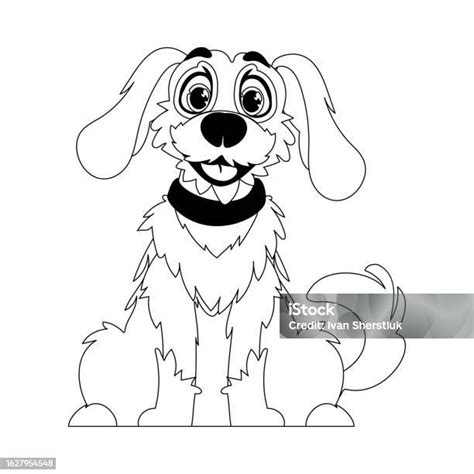 활기찬 모양의 능숙한 강아지 어린이 색칠 공부 책을 분쇄합니다 만화 스타일 벡터 일러스트레이션 0명에 대한 스톡 벡터 아트 및 기타 이미지 Istock