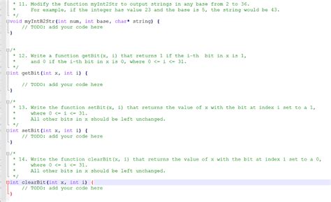Solved Modify The Function My Int2str To Output Strings In