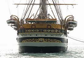 Amerigo Vespucci Sailing Ship Venice For Visitors