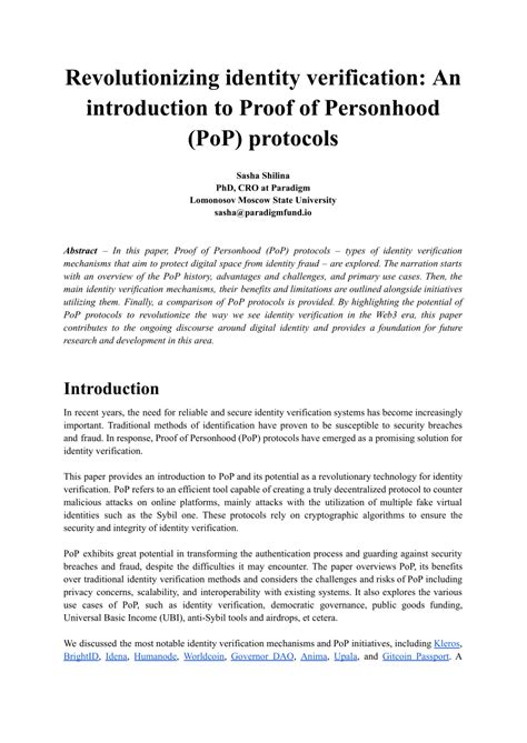 pdf revolutionizing identity verification an introduction to proof