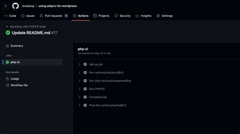 Using Php Actionscomposerv6 In Github Actions Wp Yoda