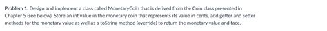 solved problem 1 design and implement a class called
