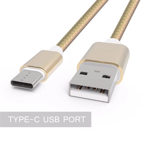 Кабель usb type C 2.4A для быстрой зарядки смартфона, передачи данных ...