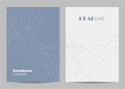 Geometric Pattern With Connected Lines And Dots Vector Illustration Stock Vector Illustration