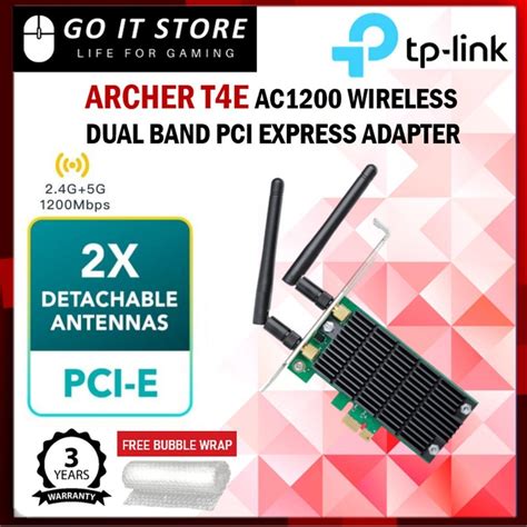 Tp Link Wifi Adapter Archer T4e Ac1200 Wireless Dual Band Pci Express Pci E Wifi Adapter Card