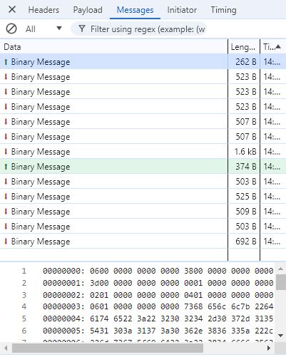 how to disable binary messages in socket notebook jupyter