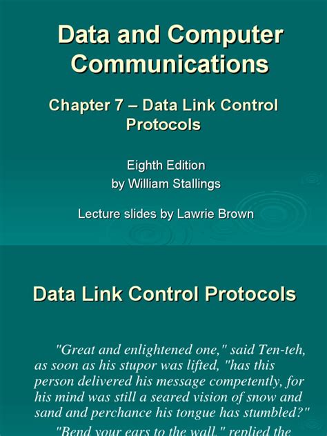 Data And Computer Communications Pdf Networking Standards Computer Standards