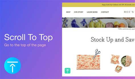 How To Add A Back To Top Button To Make Your Shopify Store Smoother And More User Friendly