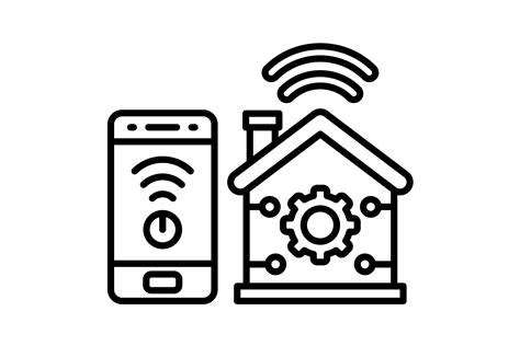 Home Automation Outline Icon Graphic By Maan Icons · Creative Fabrica