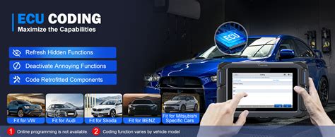 Amazon Com VDIAGTOOL Bidirectional Scan Tool VD OBD Scanner Diagnostic Tool With ECU Coding