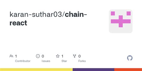 github karan suthar03 chain react