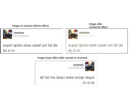 Javascript Image Loses Effect Of Camanjs On Manipulate Canvas Stack